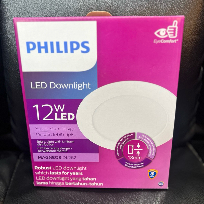 Jual lampu led downlight Philips Magneos 12w 9w 6w 4w Led panel inbow tanam plafon Philips 4 ...