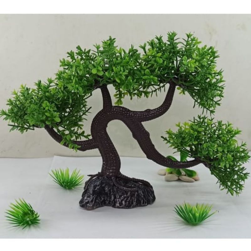 Jual Hiasan aquarium tanaman bonsai, rumput swiss, rumput bunga ...