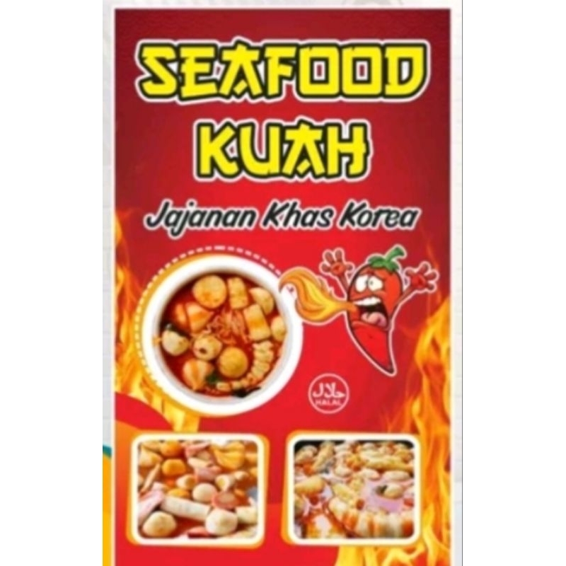 Jual Spanduk Banner Seafood Kuah Pentol Shopee Indonesia