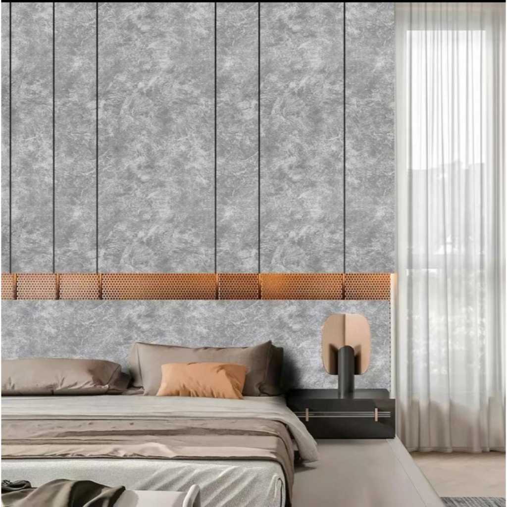 Jual Wallpaper Stiker Dinding Abu Acian Semen 45cm x 10m | Shopee Indonesia