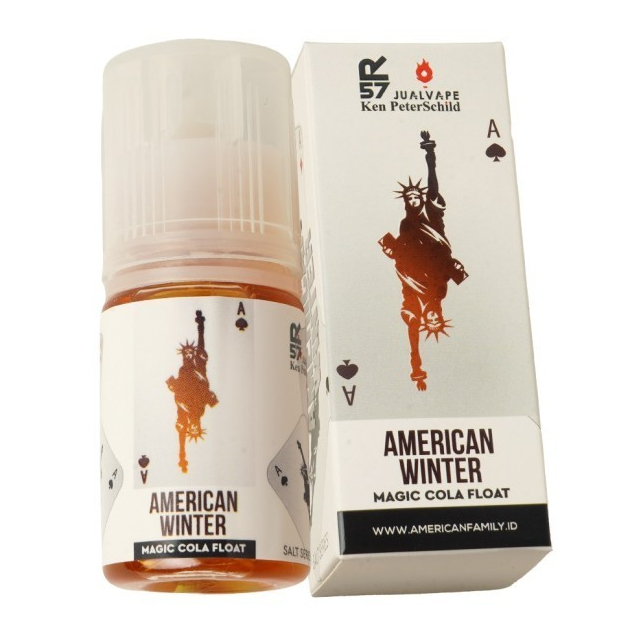 Jual Liquid Vape American Winter Magic Cola Float 24MG 30ML By JVP x ...