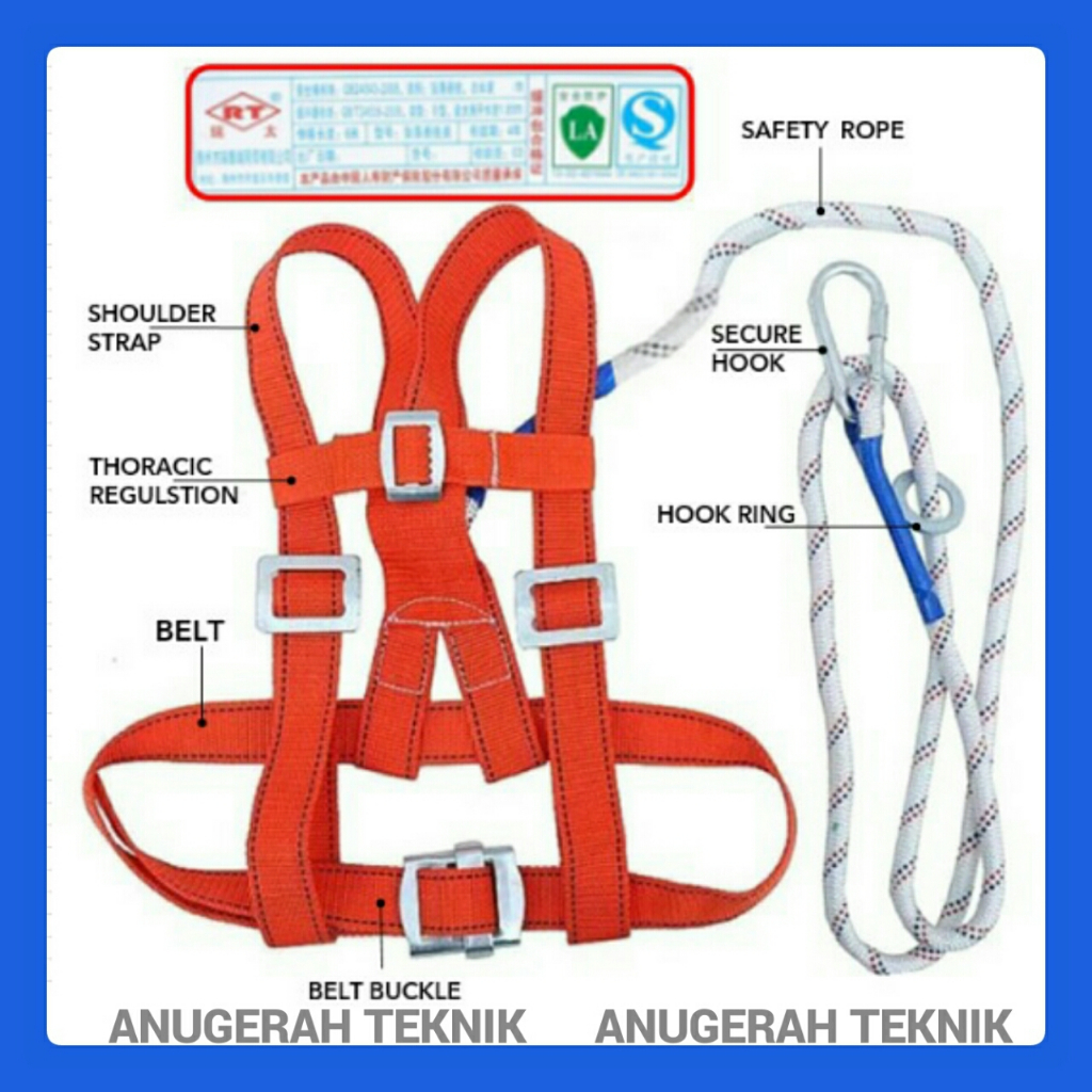 Jual Sabuk Pengaman Konstruksi Pekerjaan/Keselamatan Seluruh Tubuh ...