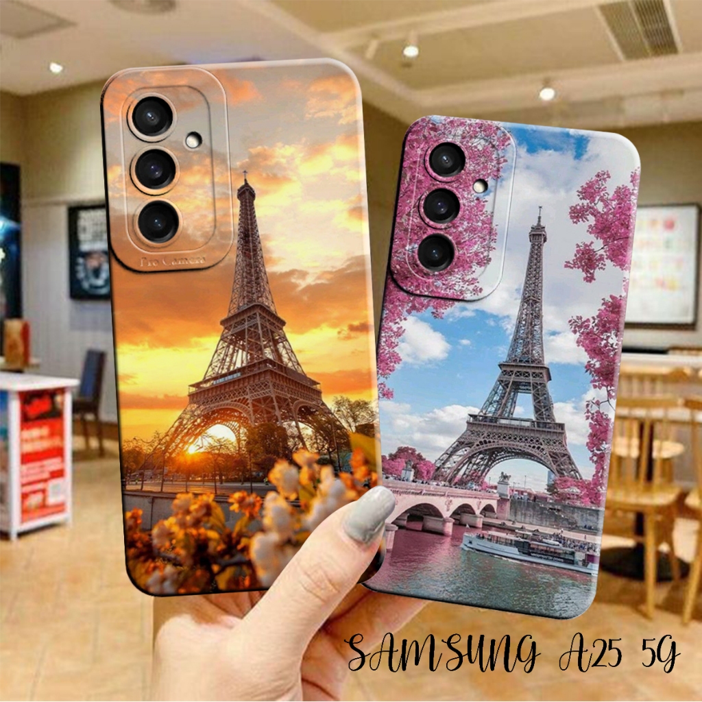 Jual Case SAMSUNG A25 5G 2024 Motif Pemandangan Menara Eiffel - Case ...