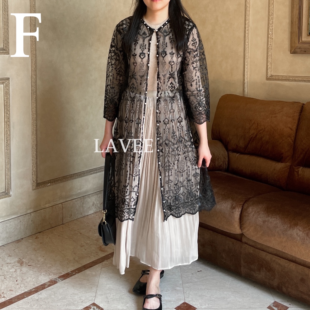Jual LAVEE - Alisha Lace Outer / (OUTER ONLY) - Cardigan Lace Brukat ...