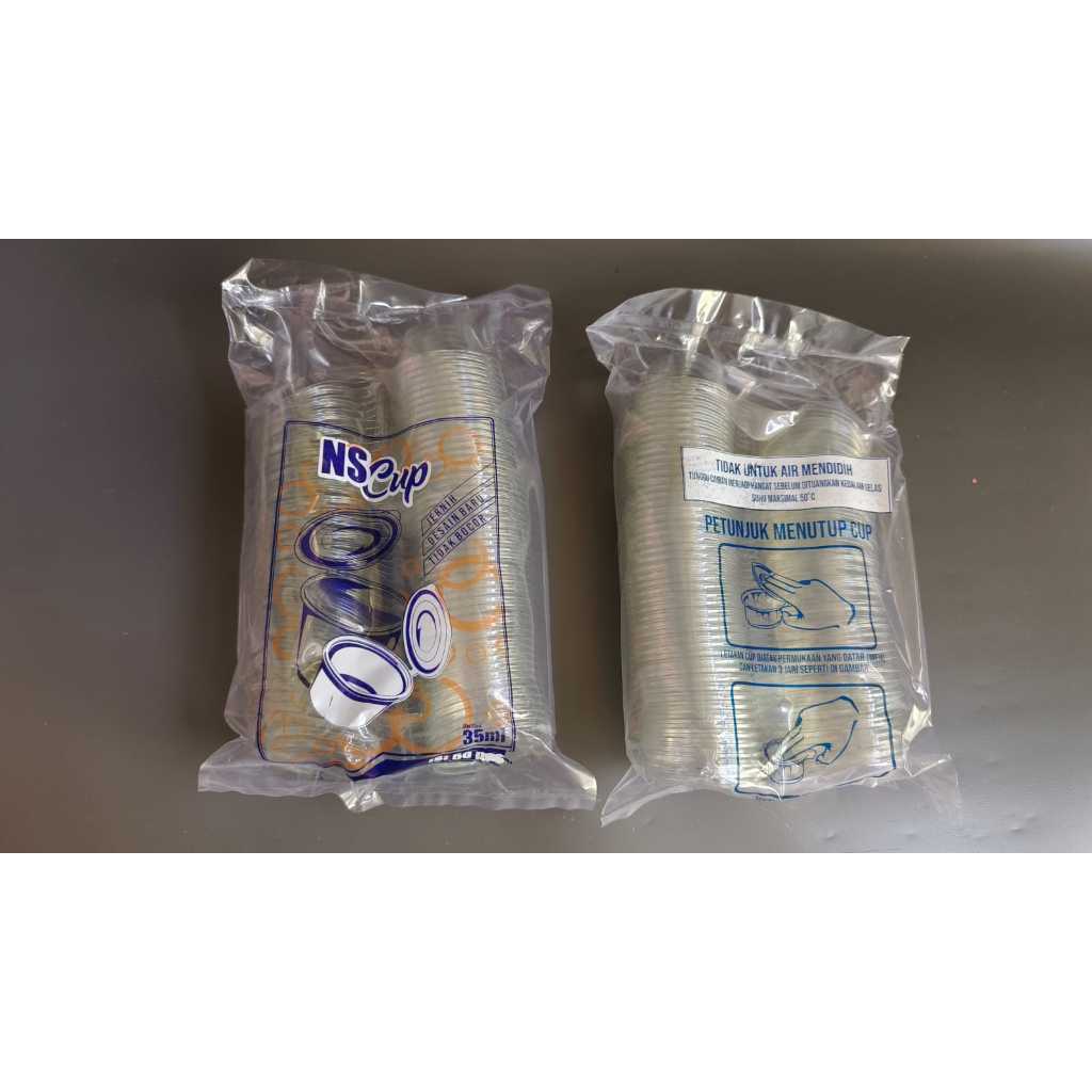 Jual Mika Sambal Klip 35ml Cup Saus sambal Thinwall Sauce Container Isi ...