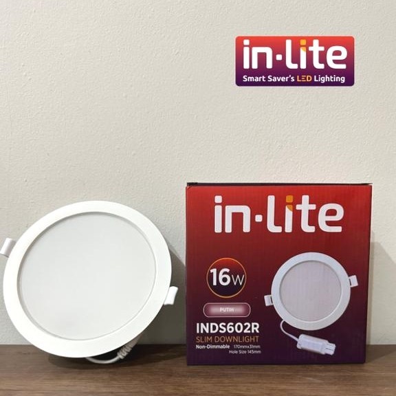 Jual LAMPU DOWNLIGHT LED PANEL IN LITE INLITE COB SLIM 16W 16 W 16WATT ...