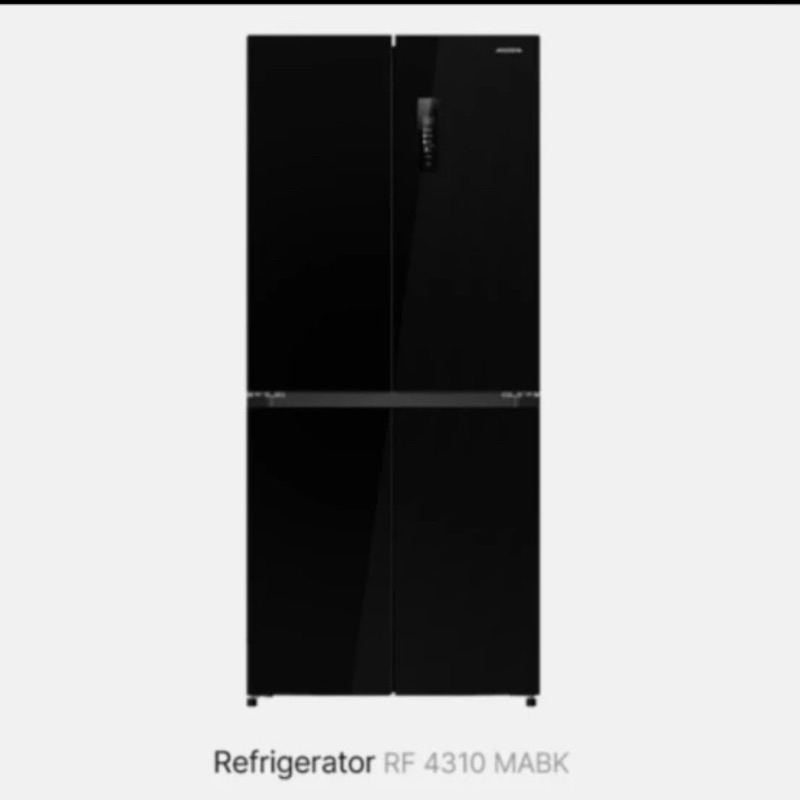 Jual kulkas Modena side by side 4 pintu RF4310MABK 431 liter RF 4310 ...