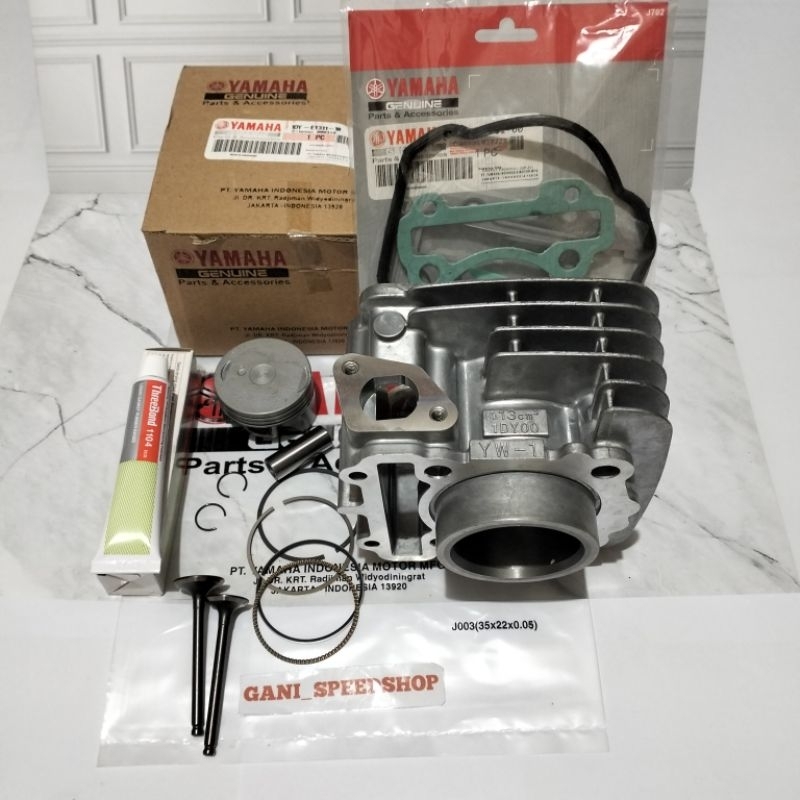 Jual Blok seher set piston Yamaha Vega force injeksi / Jupiter Z1 (1DY) real sesuai poto ...