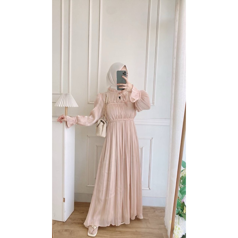 Jual Veyna Peplum Maxi Talita Lace Maxi | Shopee Indonesia
