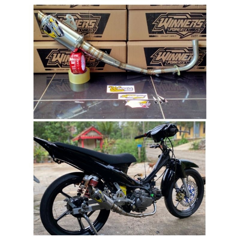 Jual knalpot road race Jupiter Z • Vega R Supra 125 130cc | Shopee ...
