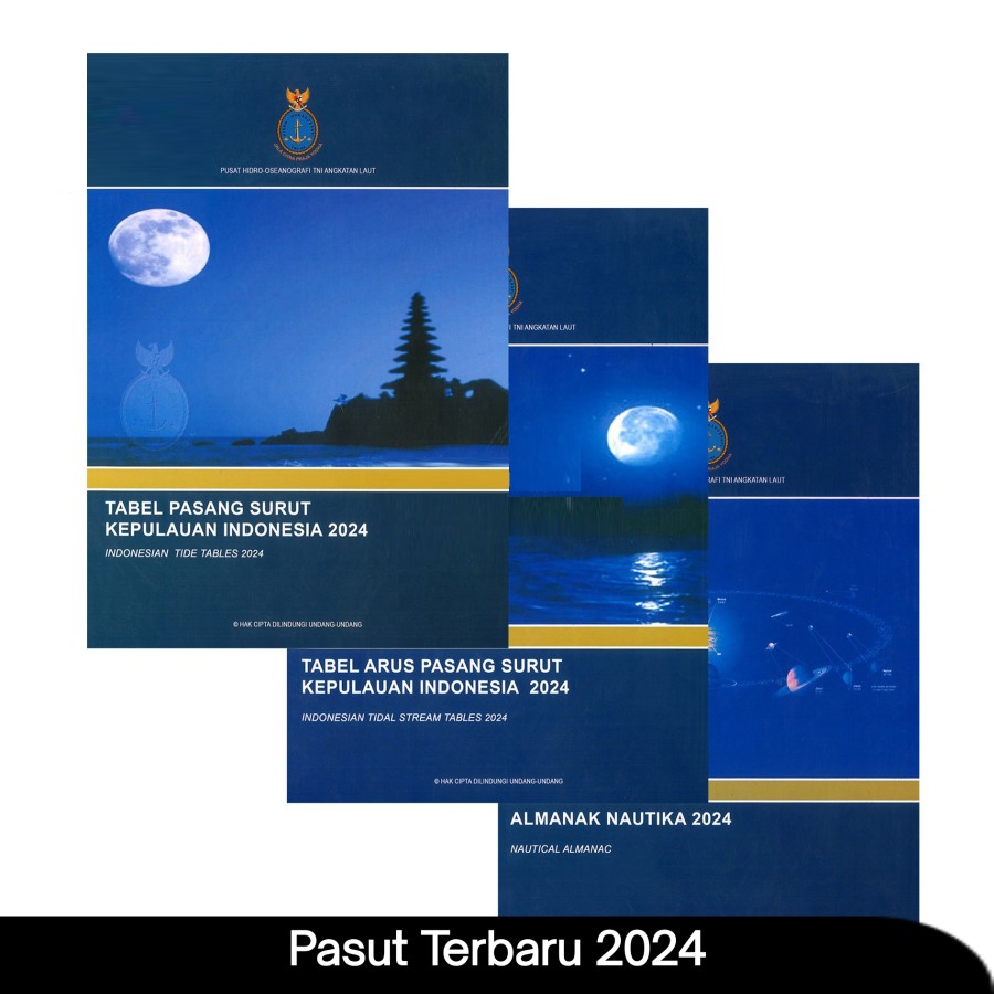 Jual Buku Pasut 2024 Pasang Surut Kepulauan Indonesia 2024 (1 Set 3 Buku) | Shopee Indonesia