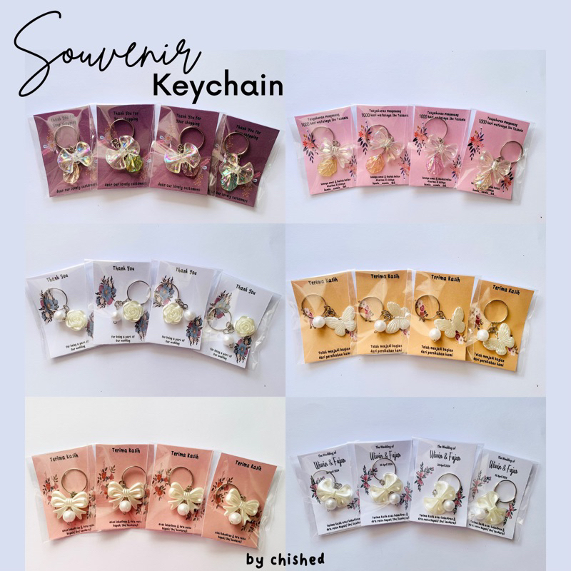 Jual Souvenir Gantungan Kunci/ Souvenir Keychain Manik | Shopee Indonesia