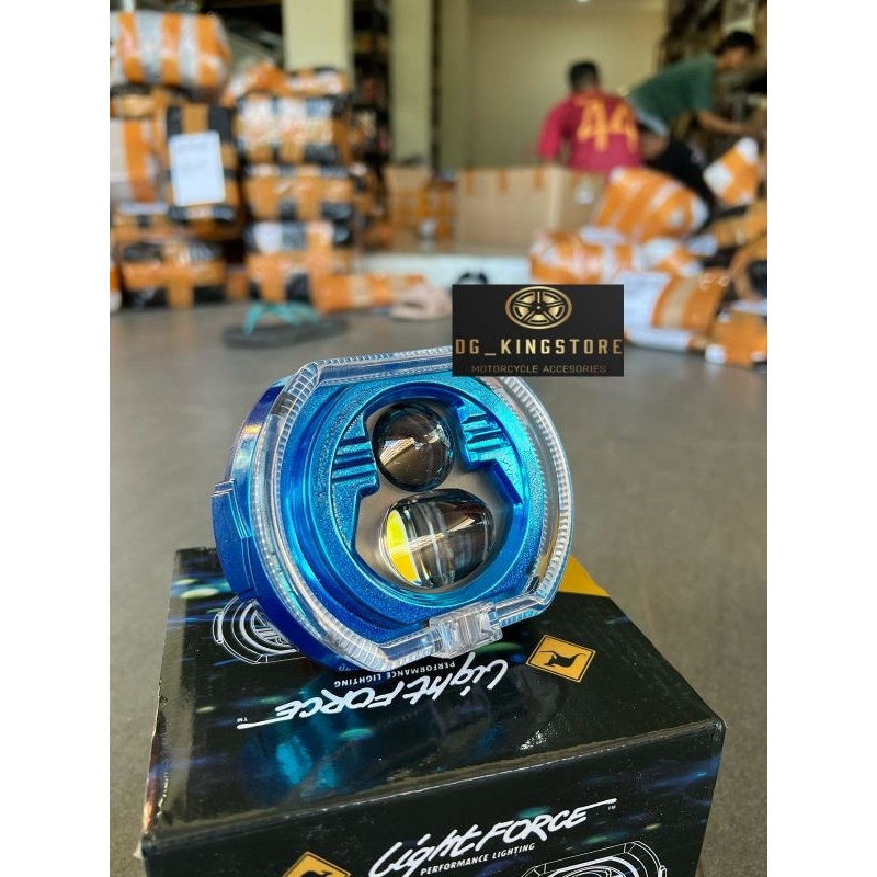 Jual Lampu Depan BILED Headlamp Projie Bi LED Hi Lo 2 LENSA Angel Eye ...