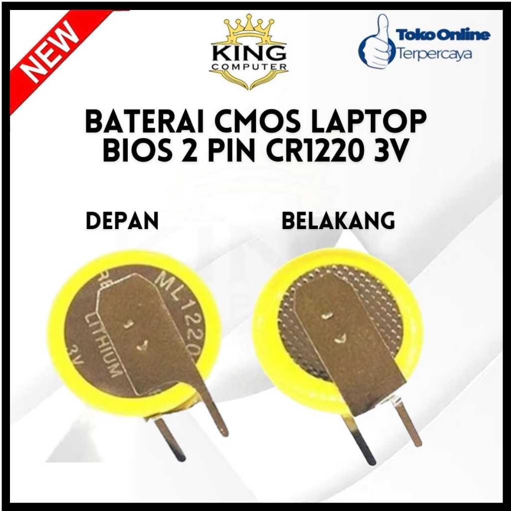 Jual BATERAI CMOS BIOS LAPTOP KECIL 2 KAKI CR1220 ML1220 | Shopee Indonesia
