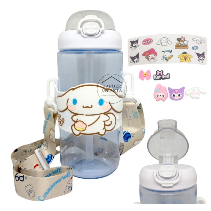 Jual BOTOL MINUM ANAK TALI 650ML/BOTOL MINUM SANRIO CINNAMOROLL/BOTOL MINUM WARNA ABU | Shopee ...