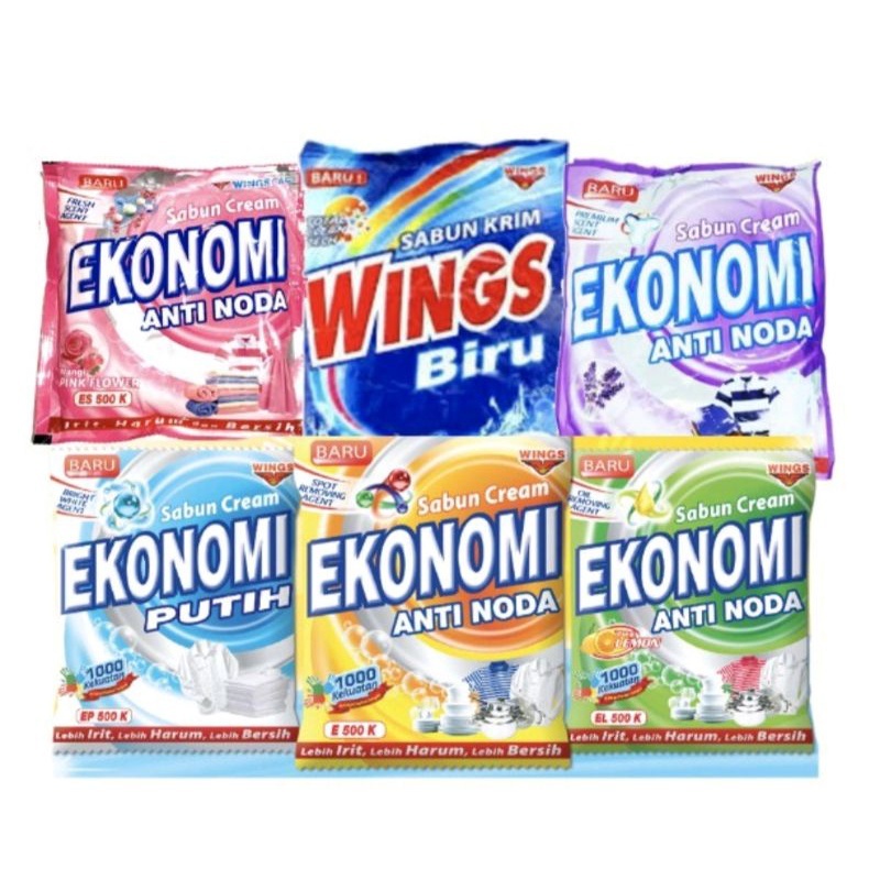 Jual Sabun Cream Ekonomi Anti Noda KUNING UNGU LEMON WINGS E 900 K ...