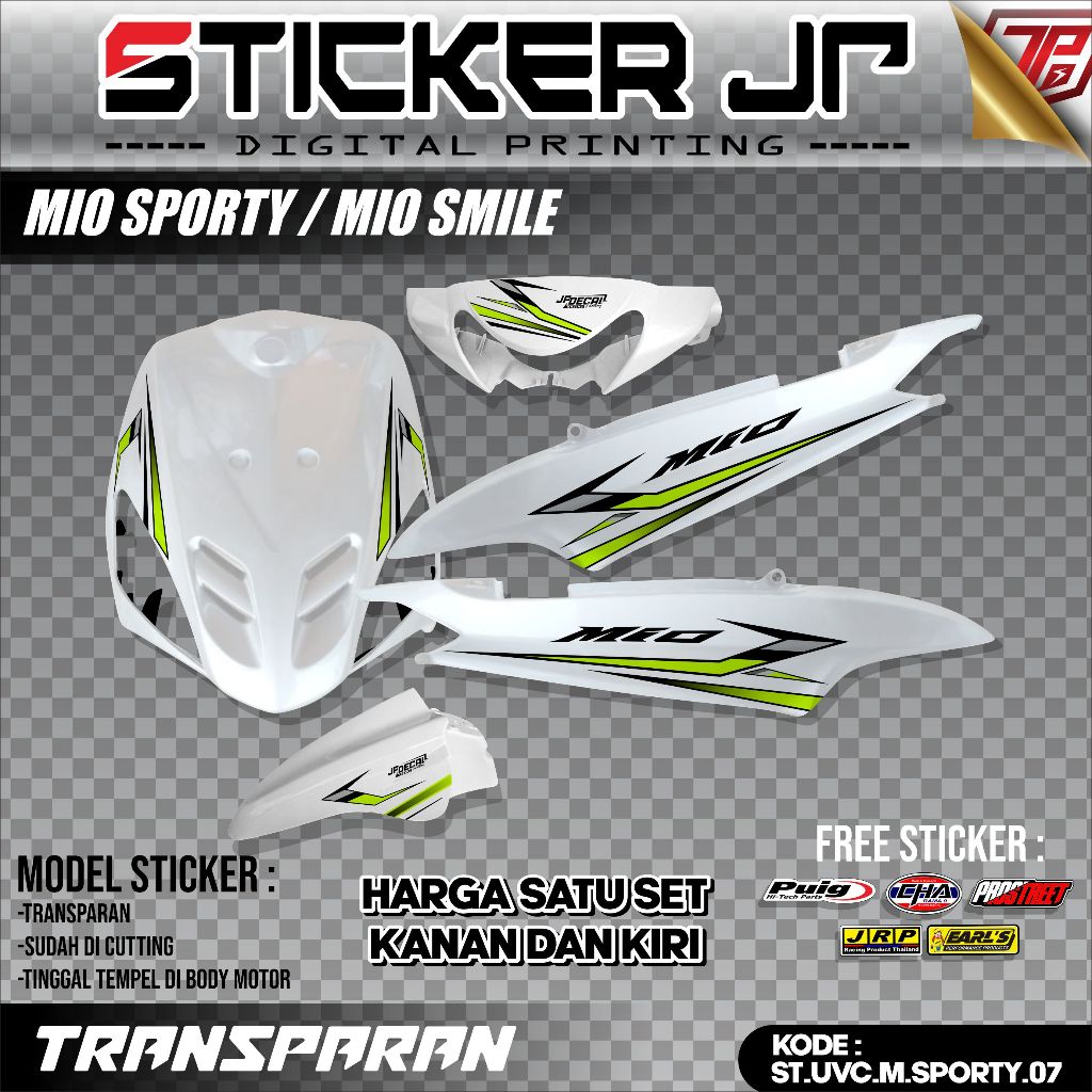 Jual Stiker Striping Mio Sporty / Mio Smile - Sticker Motor Yamaha Mio ...