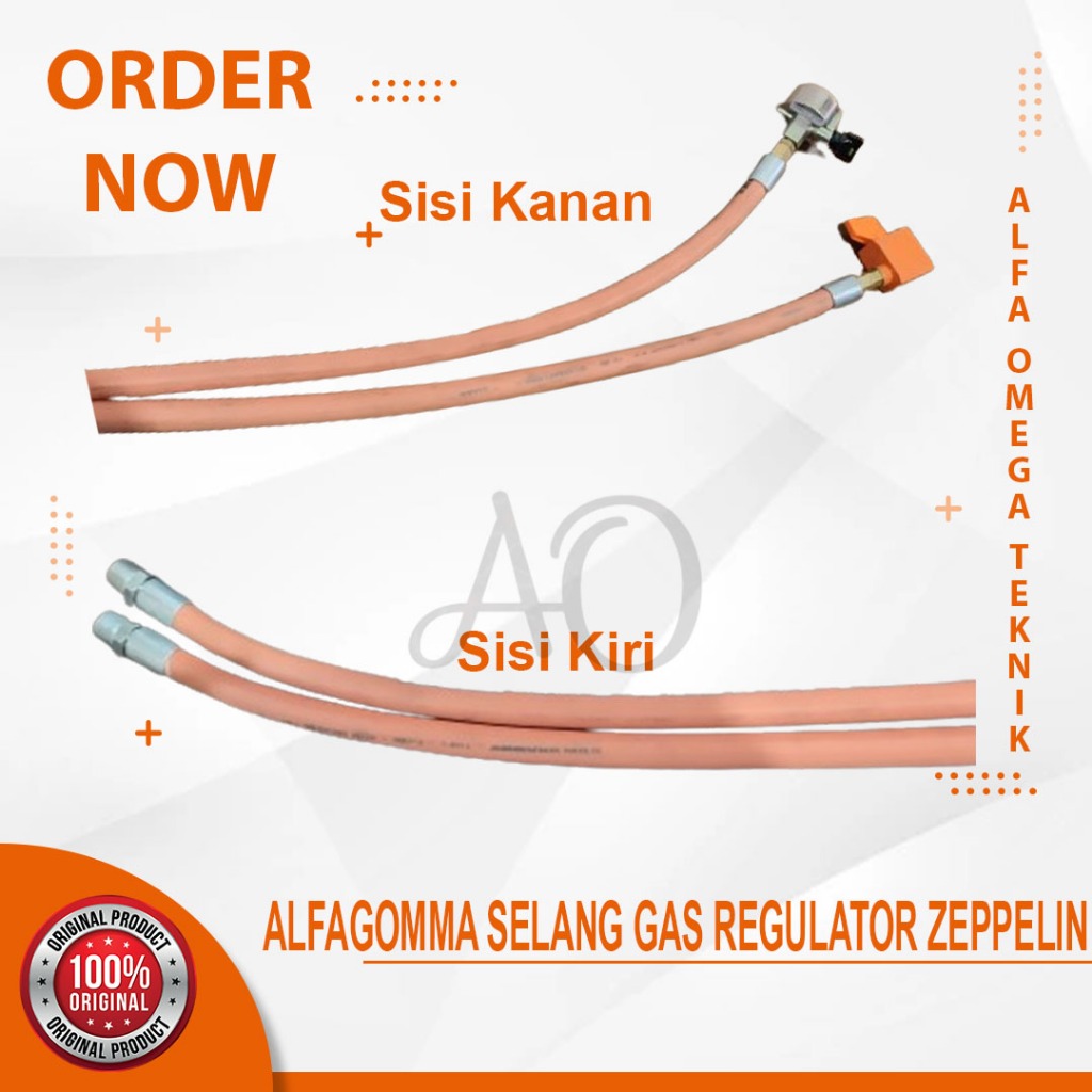 Jual ALFAGOMMA SELANG GAS REGULATOR ZEPPELIN 12KG TABUNG LPG ELPIJI-1 ...