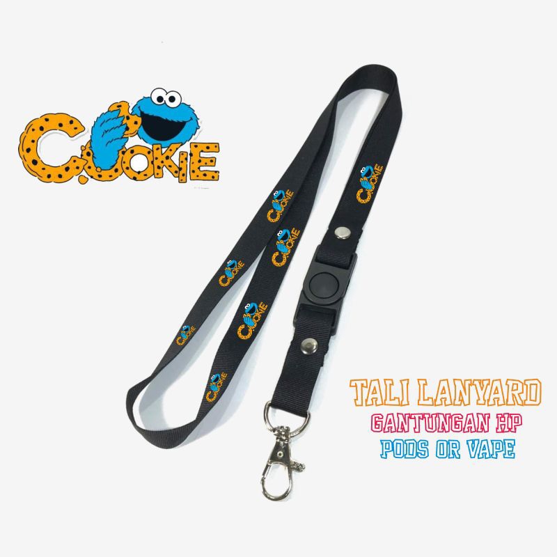 Jual Tali Lanyard COOKIE TOYS STORY / Lanyard Hitam Premium lanyard ...