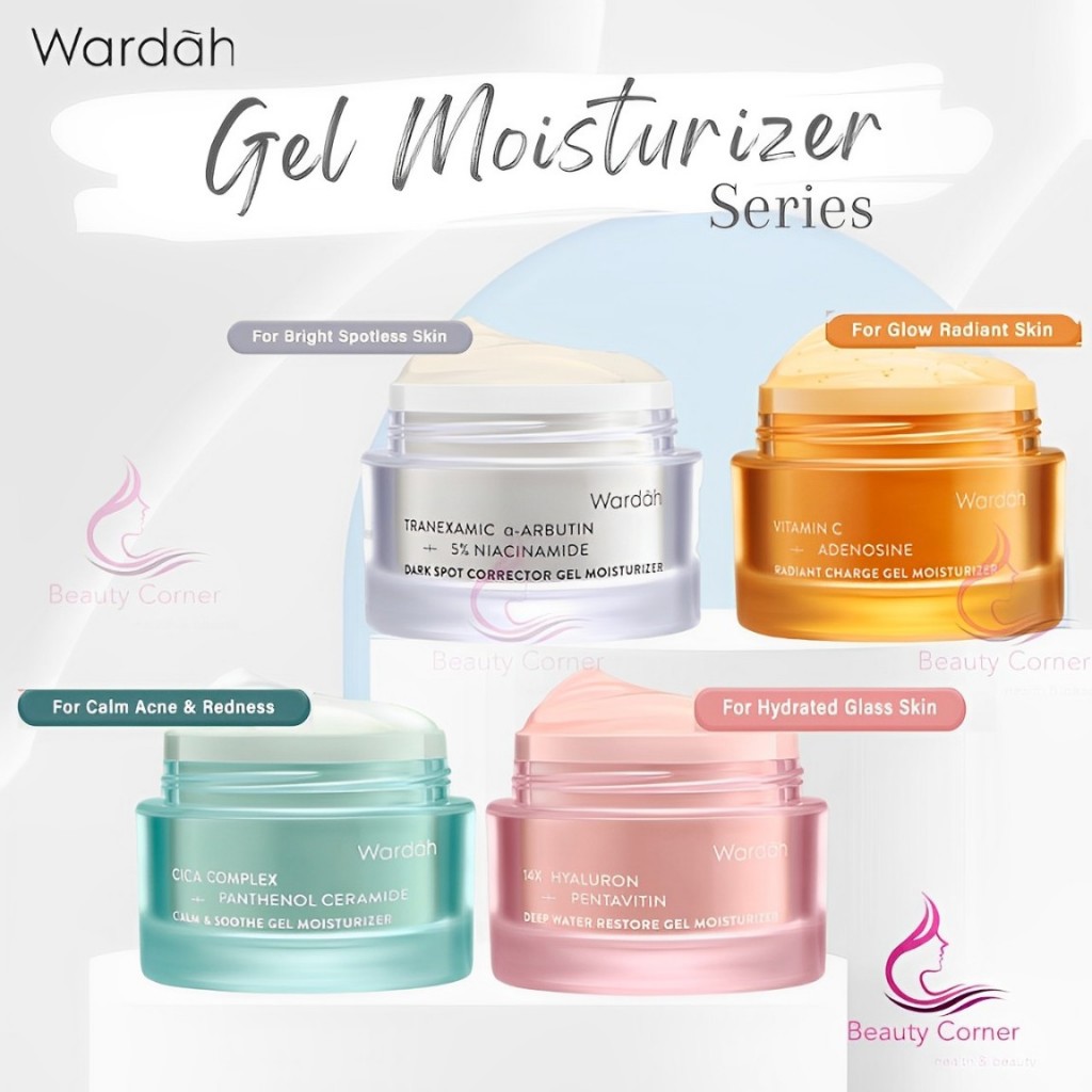 Jual Wardah Gel Moisturizer Series 30gr | Vitamin C+ | Cica Complex | Tranexamic a-Arbutin | 14x ...