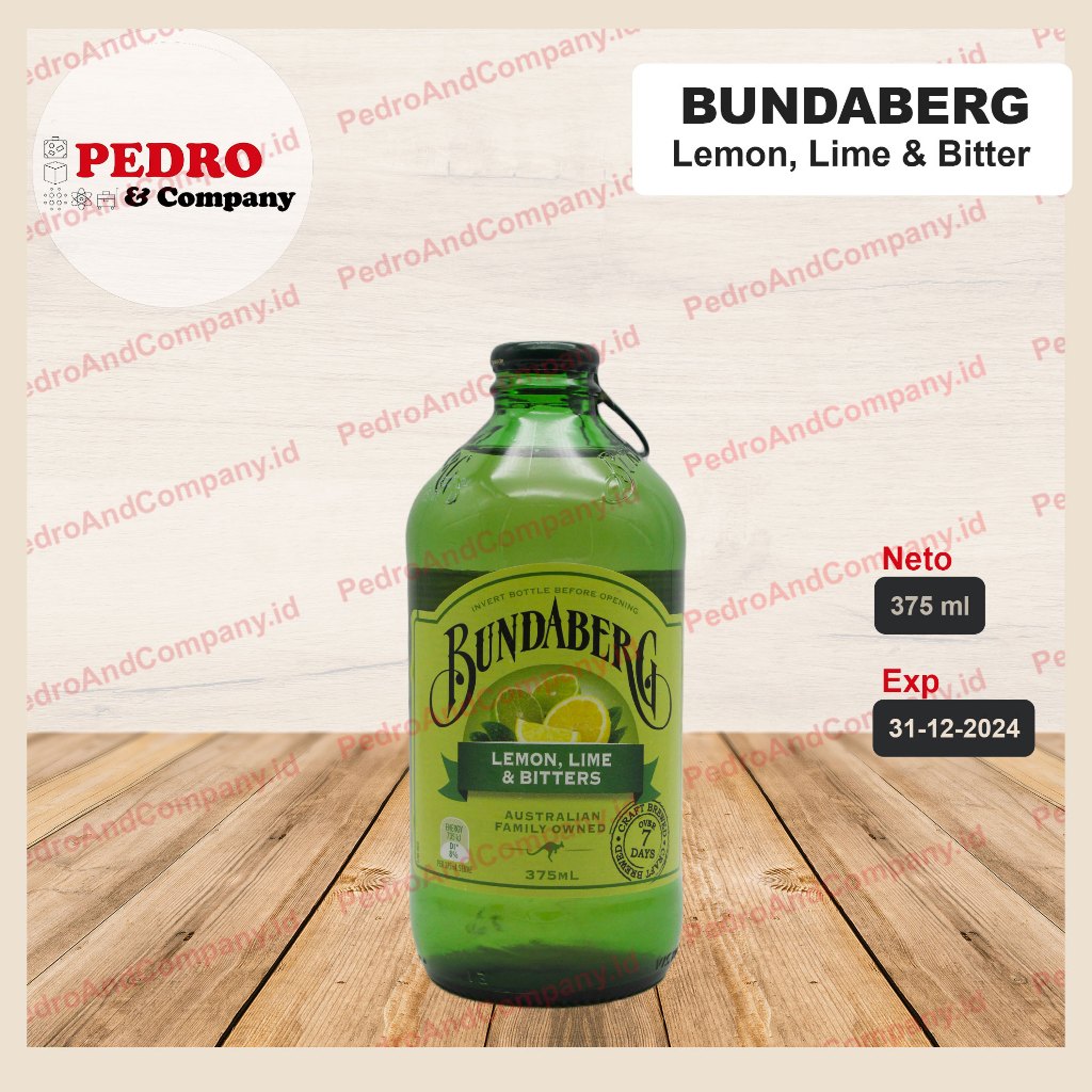 Jual Bundaberg LEMON LIME BITTERS drink 375 ml - soda minuman ...