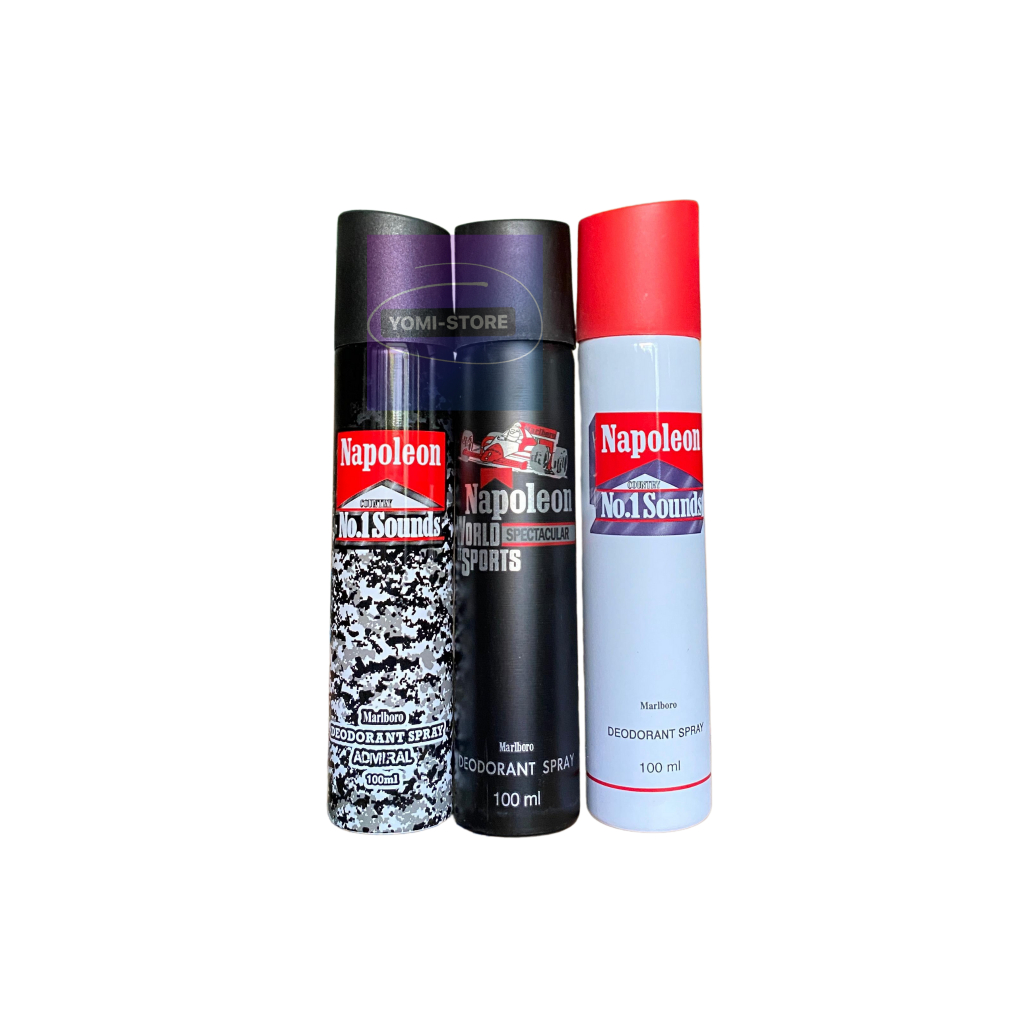 Jual Napoleon Marlboro Deodorant Spray 100ml/Malboro Kaleng Napoleon ...