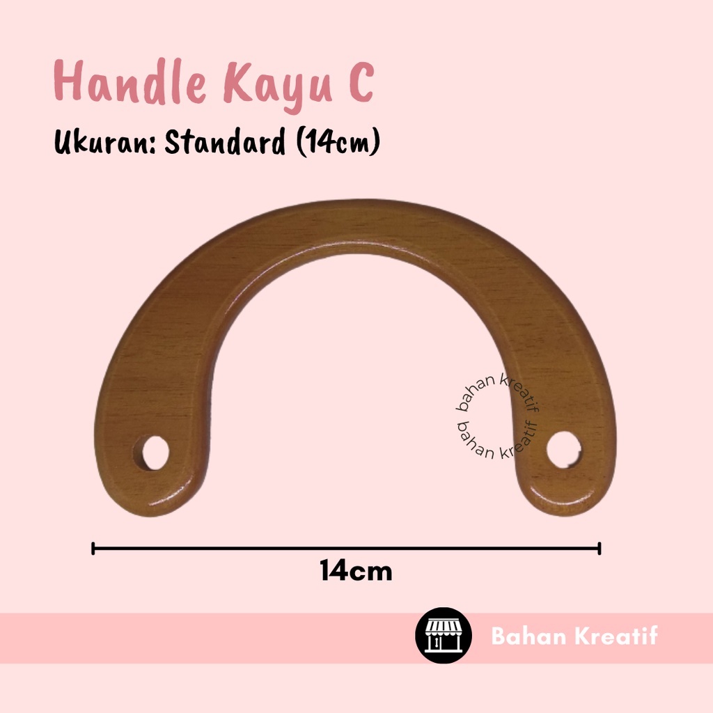 Jual Handle Kayu Tas Model C Standard | Shopee Indonesia