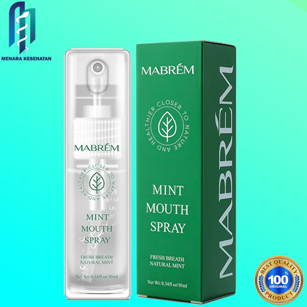 Jual Mabrem Mint Mouth Spray Fresh breath Natural Mint Nafas segar Natural Mint | Shopee Indonesia