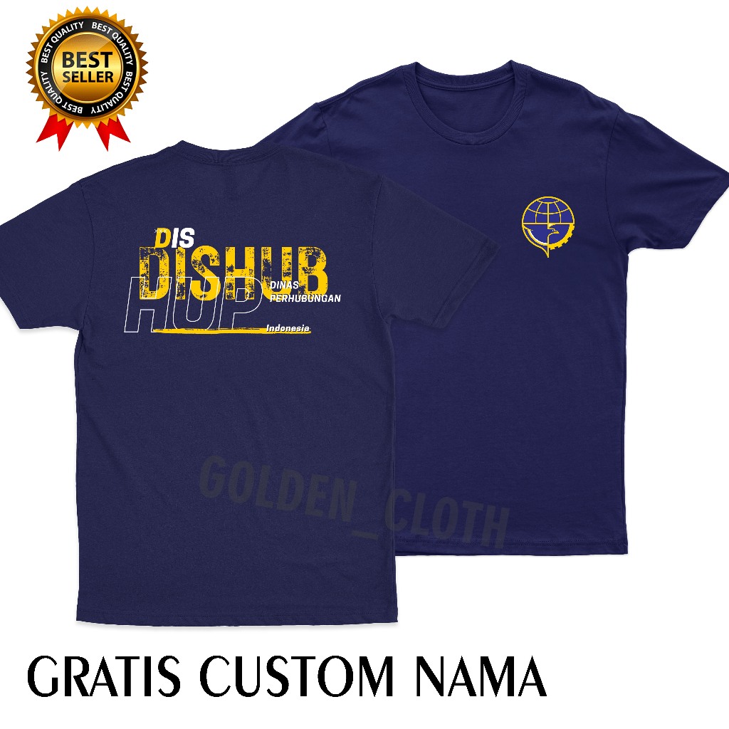 Jual Baju Dishub / Kaos Dishub Dinas Perhubungan Kaos Pria Sablon ...