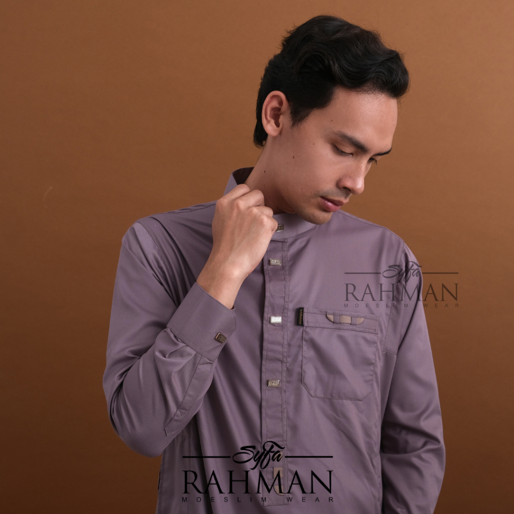 Jual Syfa Rahman - Baju Gamis Pria Dewasa Lengan Panjang Katun Ghazi ...