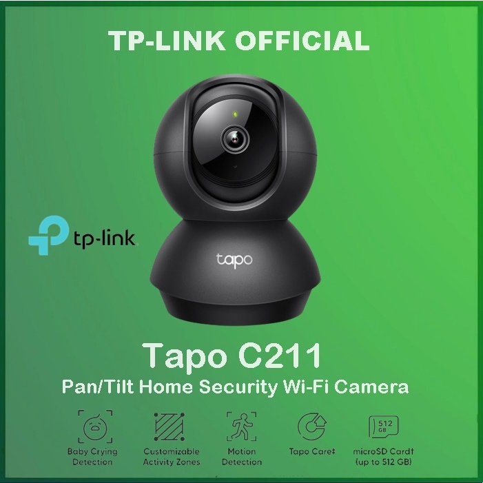 Jual TP-Link Tapo C211 2K 3MP CCTV Pan/Tilt Home Security Wi-Fi Camera | Shopee Indonesia