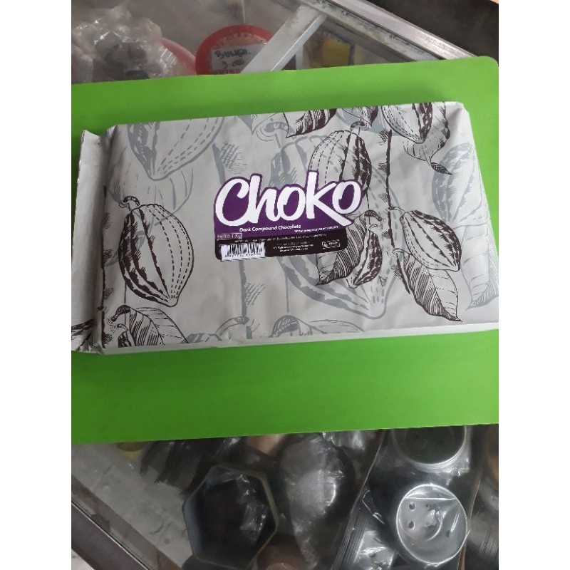 Jual Choko Dark Compound Chocolate 1kg | Shopee Indonesia
