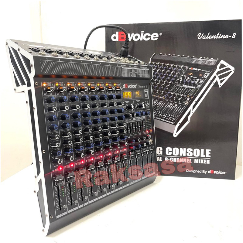 Jual Mixer 8 channel dBvoice Valentine 8 Original mixer audio dB voice ...