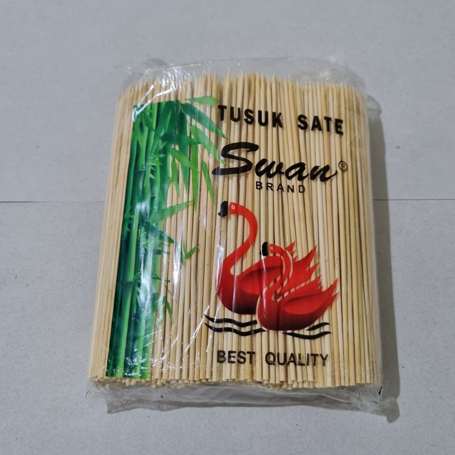 Jual Tusuk Sate Pendek Bambu / Lidi / Skewers Swan 15 cm @500 Gram ...