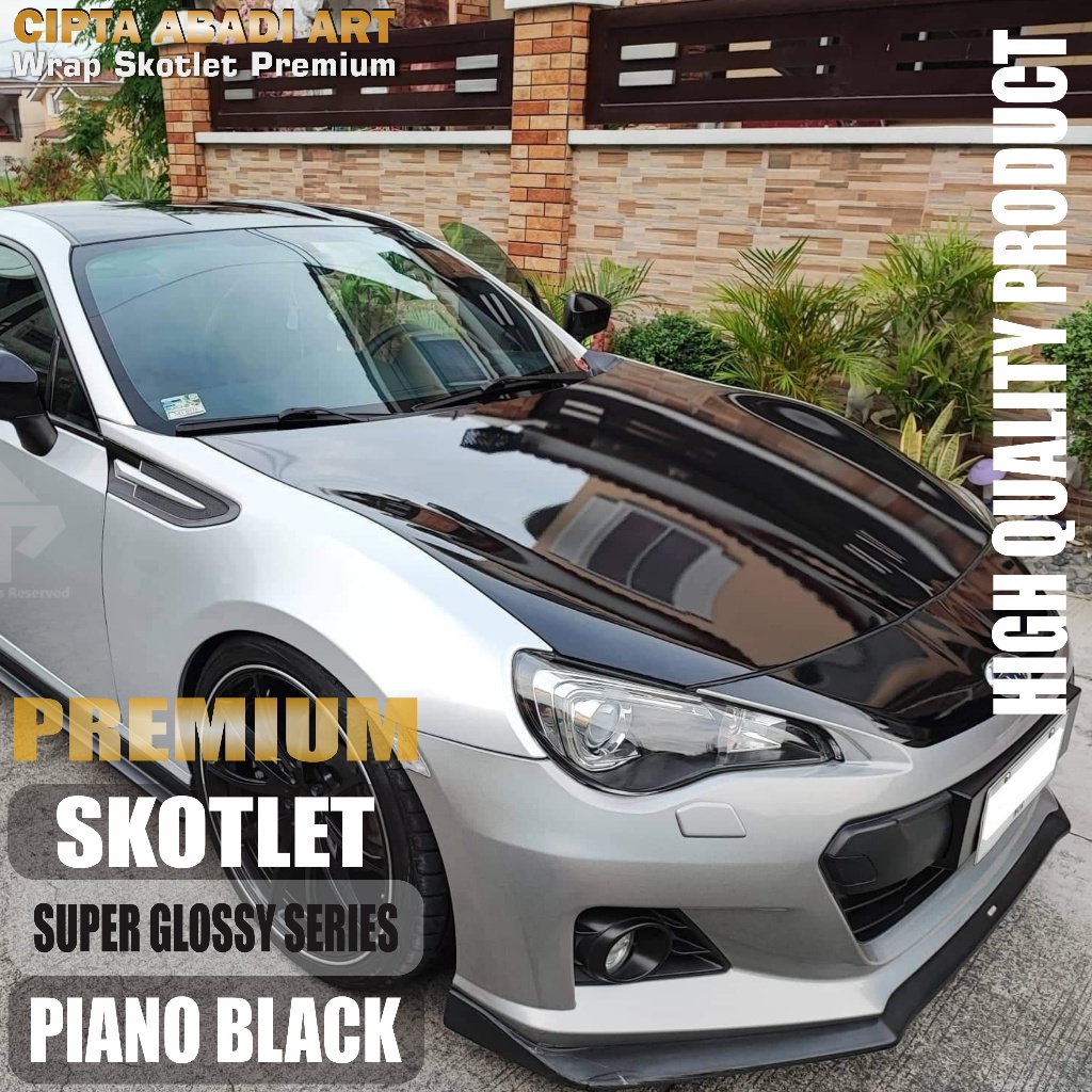 Jual Stiker Skotlet Kap Sun Roof Atap Mobil Premium Piano Black Super ...