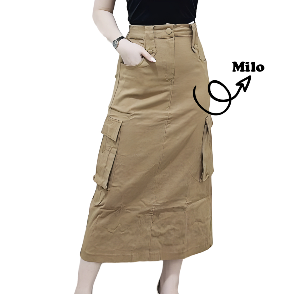 Jual VINY ROK BUTTON CARGO TWILL IMP PREMIUM | Shopee Indonesia