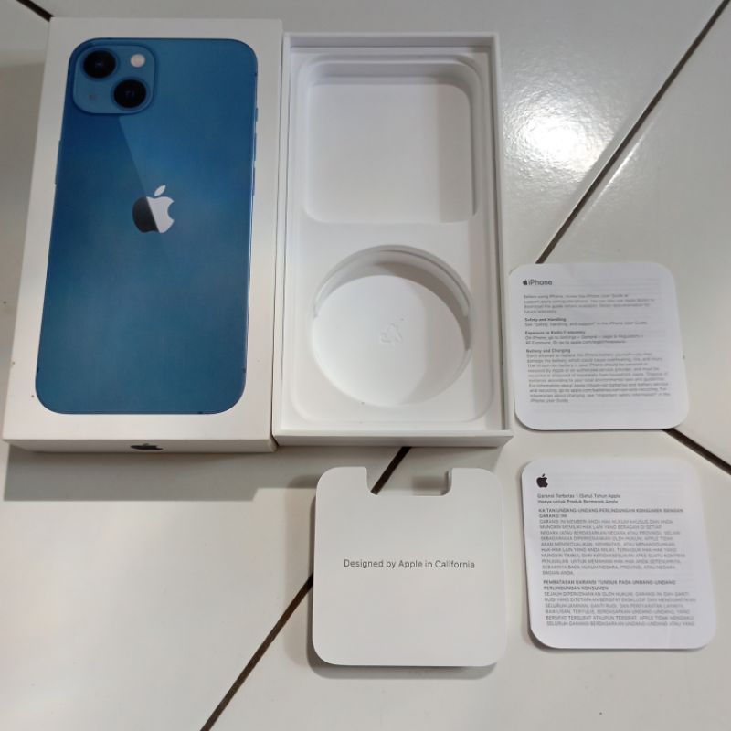 Jual Dus Box iPhone 13 Blue iBox Digimap Original | Shopee Indonesia
