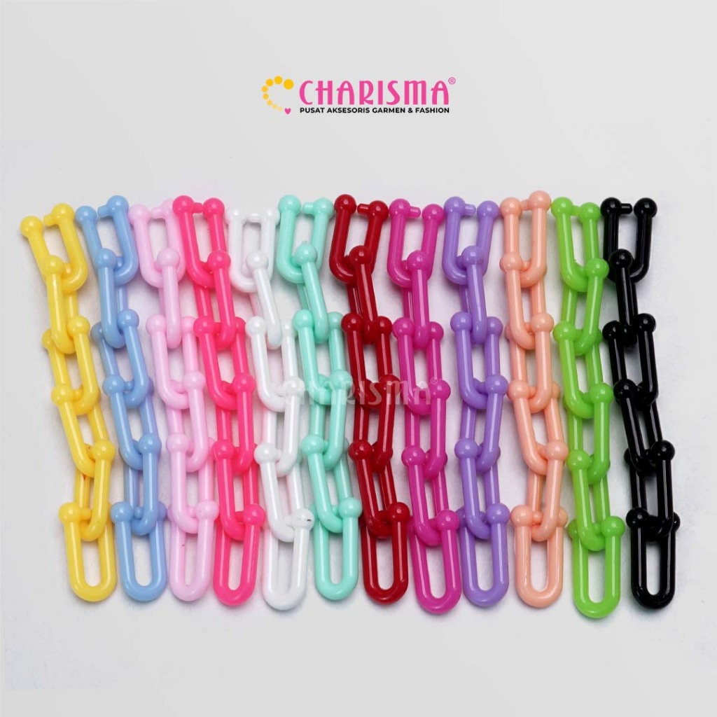 Jual Charisma Mote Rantai Plastik Marmer 004 - Rantai Marmer Aksesories ...