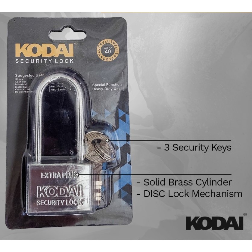 Jual (40mmL)Gembok Security Lock KODAI 40mm Panjang | Shopee Indonesia
