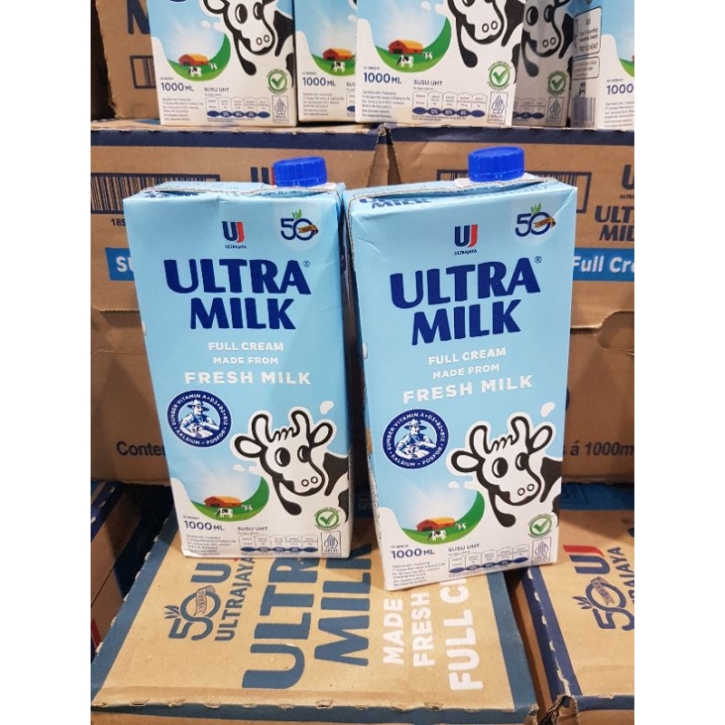 Jual ULTRA MILK FULL CREAM 1LITER | Shopee Indonesia