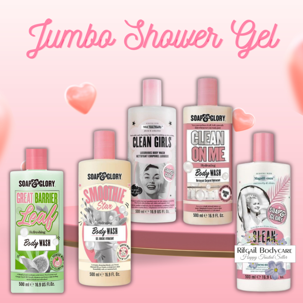 Jual Soap and Glory JUMBO SHOWER GEL 500ML (clean on me, call of fruity ...