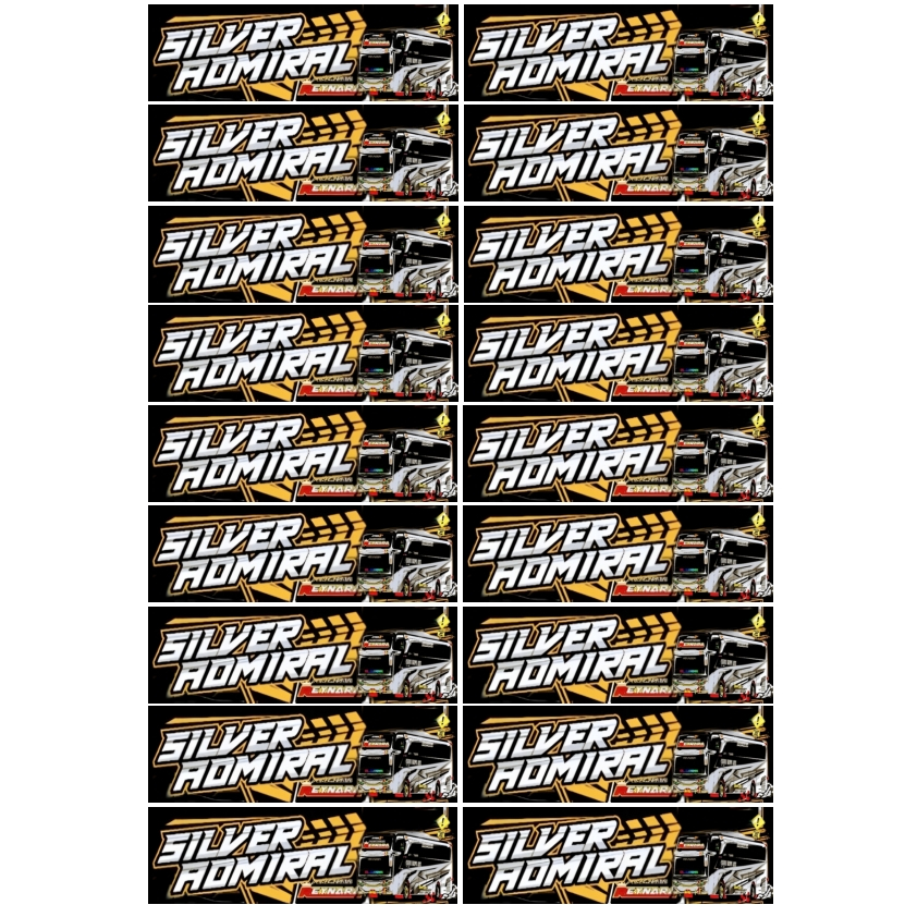 Jual STIKER BUS BASURI | STIKER BUS TELOLET PANJANG + Potong GAMBAR ...