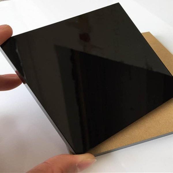 Jual AKRILIK LEMBARAN WARNA HITAM SOLID 3MM A2 42X60CM 4 LUBANG TIAP ...