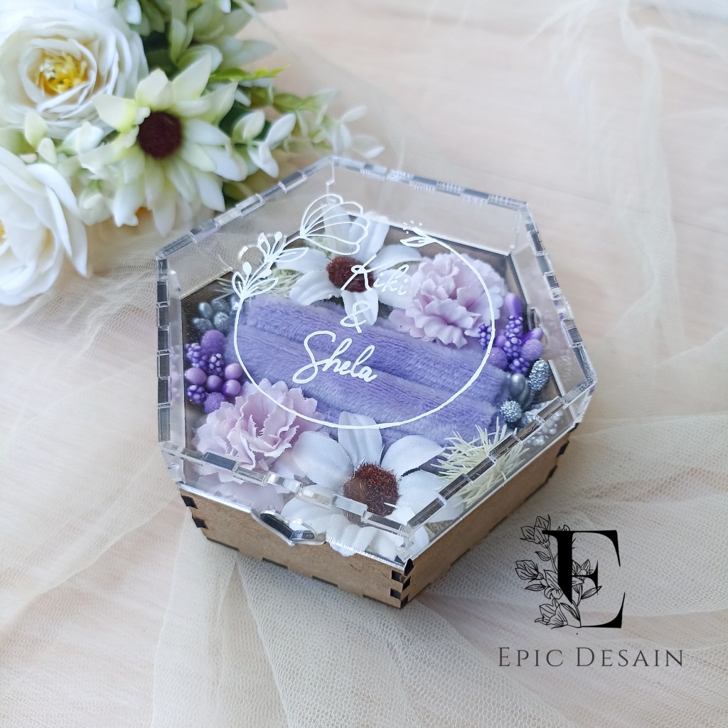 Jual Tempat Cincin | Kotak Cincin Tunangan | Box Cincin Pernikahan ...