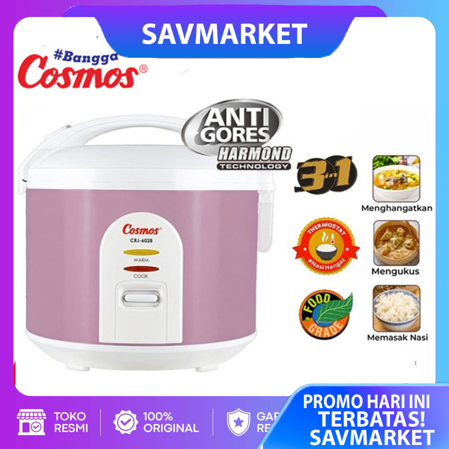 Jual RICE COOKER COSMOS MAGIC COM CRJ 6028 / CRJ-6028 (1,2 LITER ...