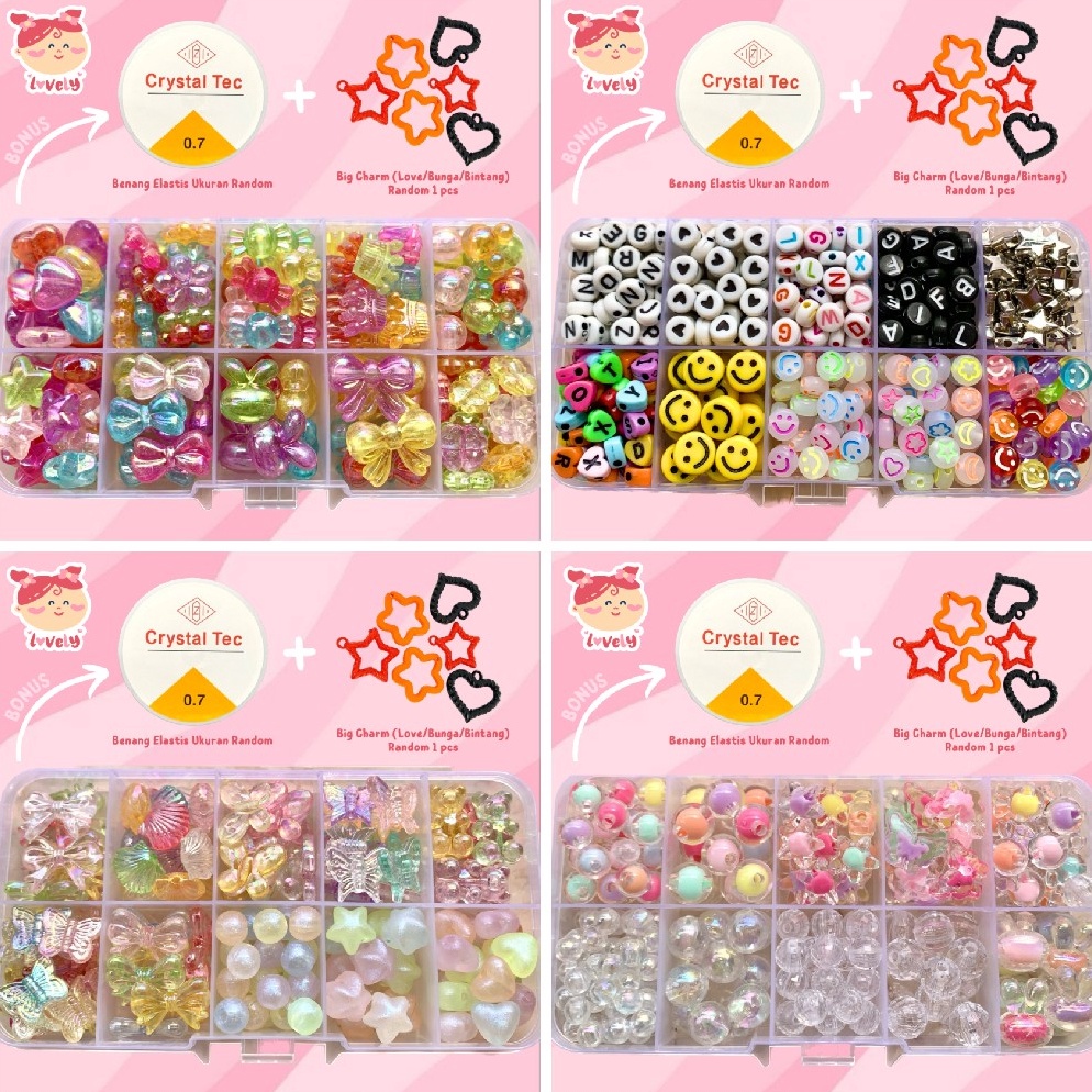 Jual IYI882 Terbaik DIY Manik Manik Set Aesthetic 1 Set DIY Manik Manik ...