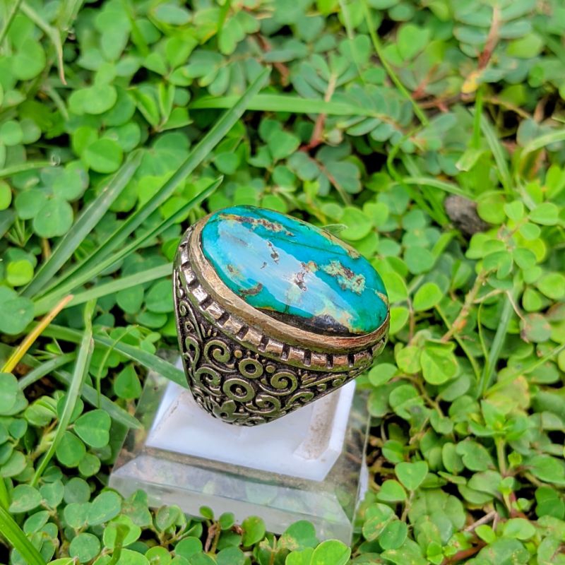 Jual Batu Pirus Persia Ijo Toska Gradasi lawasan joss | Shopee Indonesia