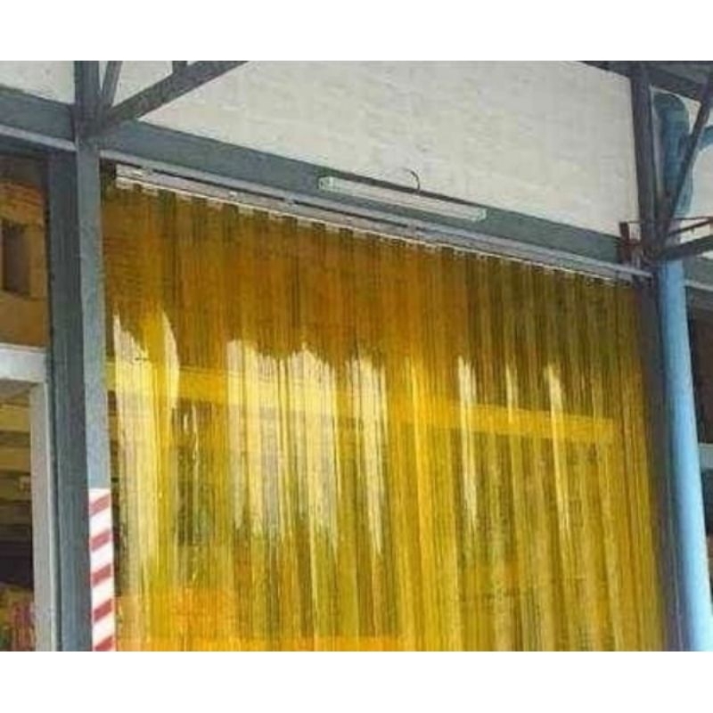 Jual TIRAI PVC PLASTIK CURTAIN PVC TEBAL KUNING 2MM | Shopee Indonesia