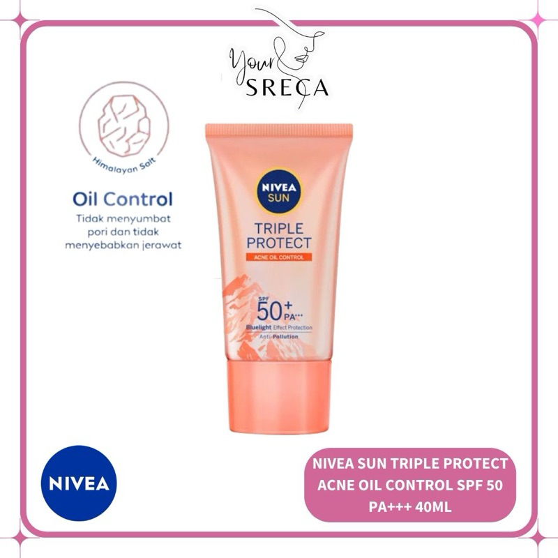 Jual Nivea Sun Triple Protect Oil Control SPF 50+ PA+++ ED 10/24 ...