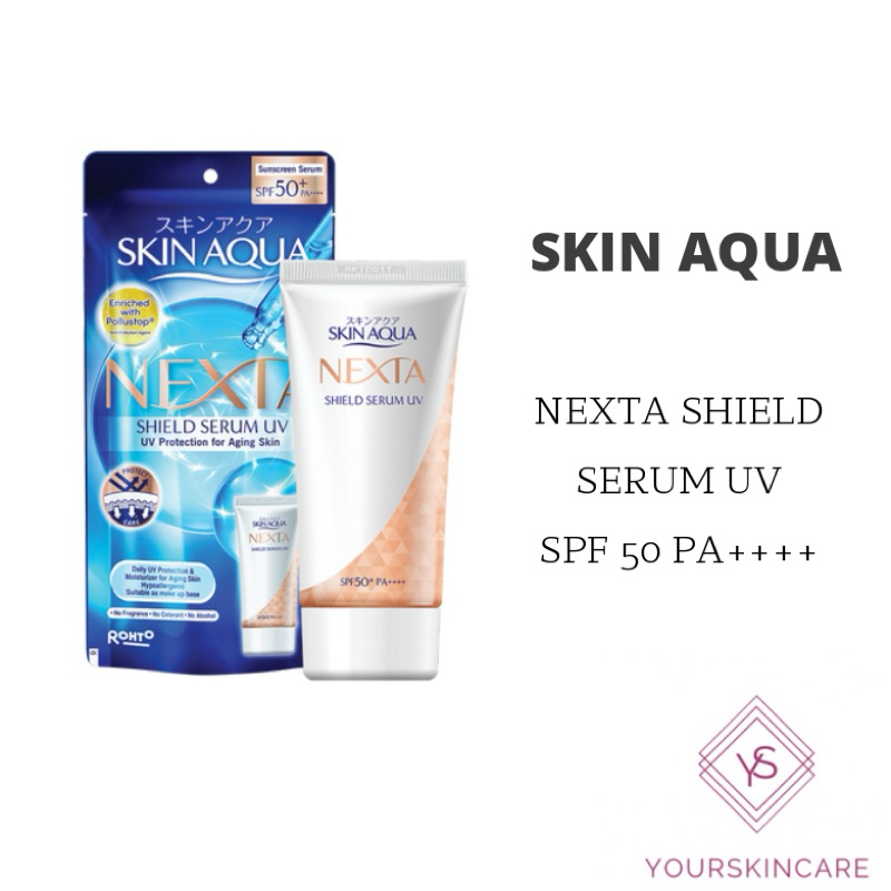 Jual Skin Aqua Nexta Shield Serum UV SPF 50 - 40gr | Shopee Indonesia